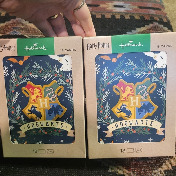 Hallmark | Holiday | Hallmark Harry Potter Hogwarts Holiday Cards 2 ...